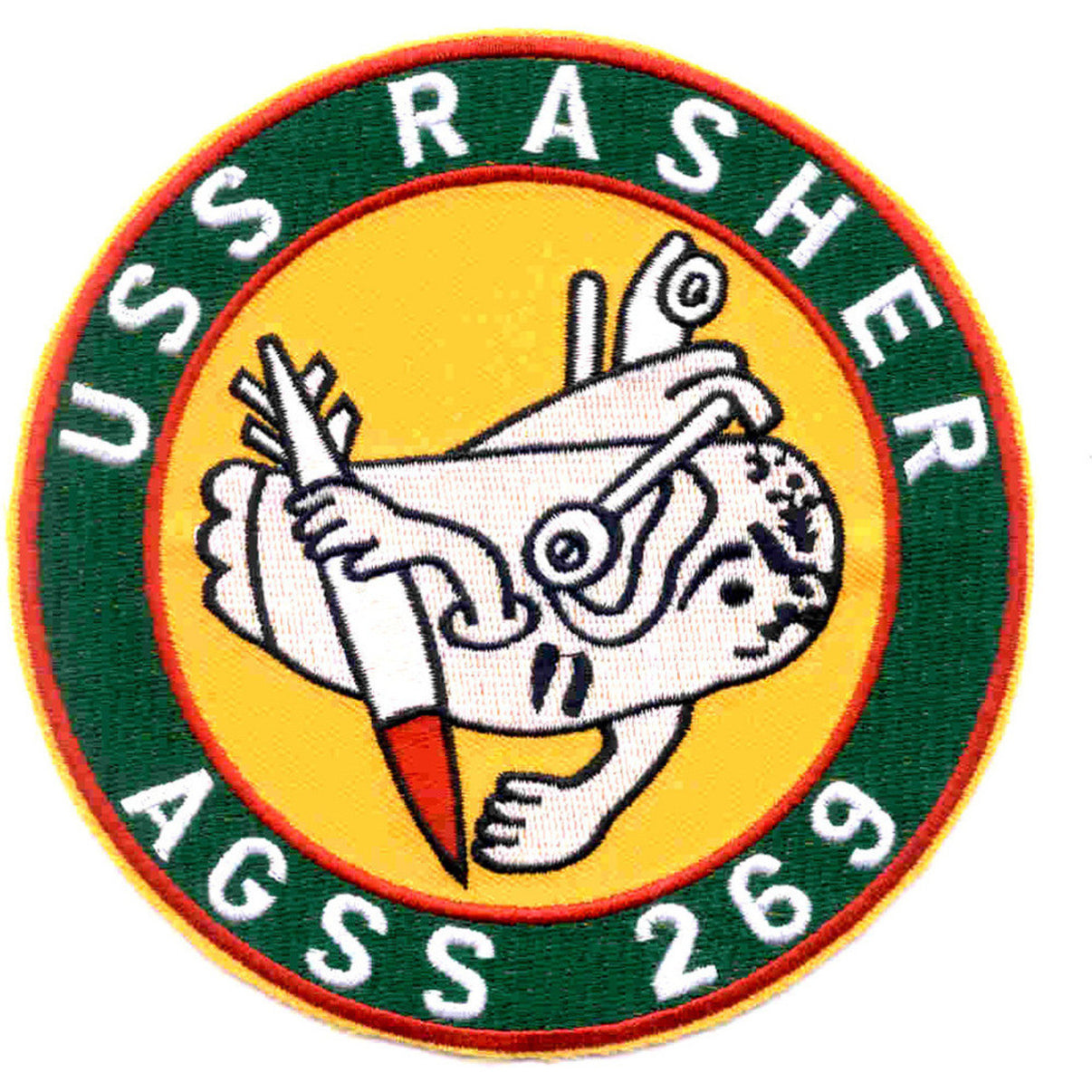 USS RASHER AGSS 269 PATCH – SUBVEST.com