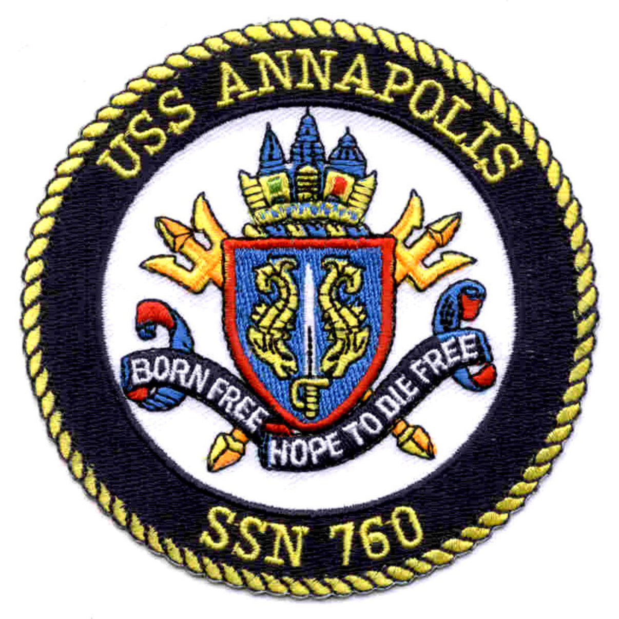 USS ANNAPOLIS SSN 760 PATCH – SUBVEST.com