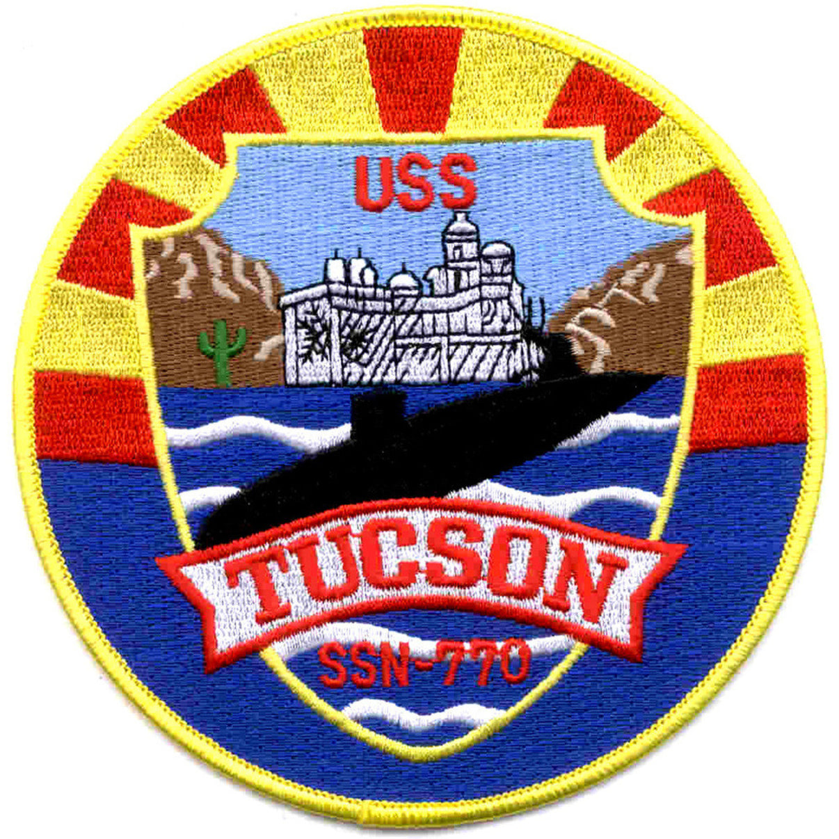 USS TUCSON SSN 770 PATCH – SUBVEST.com