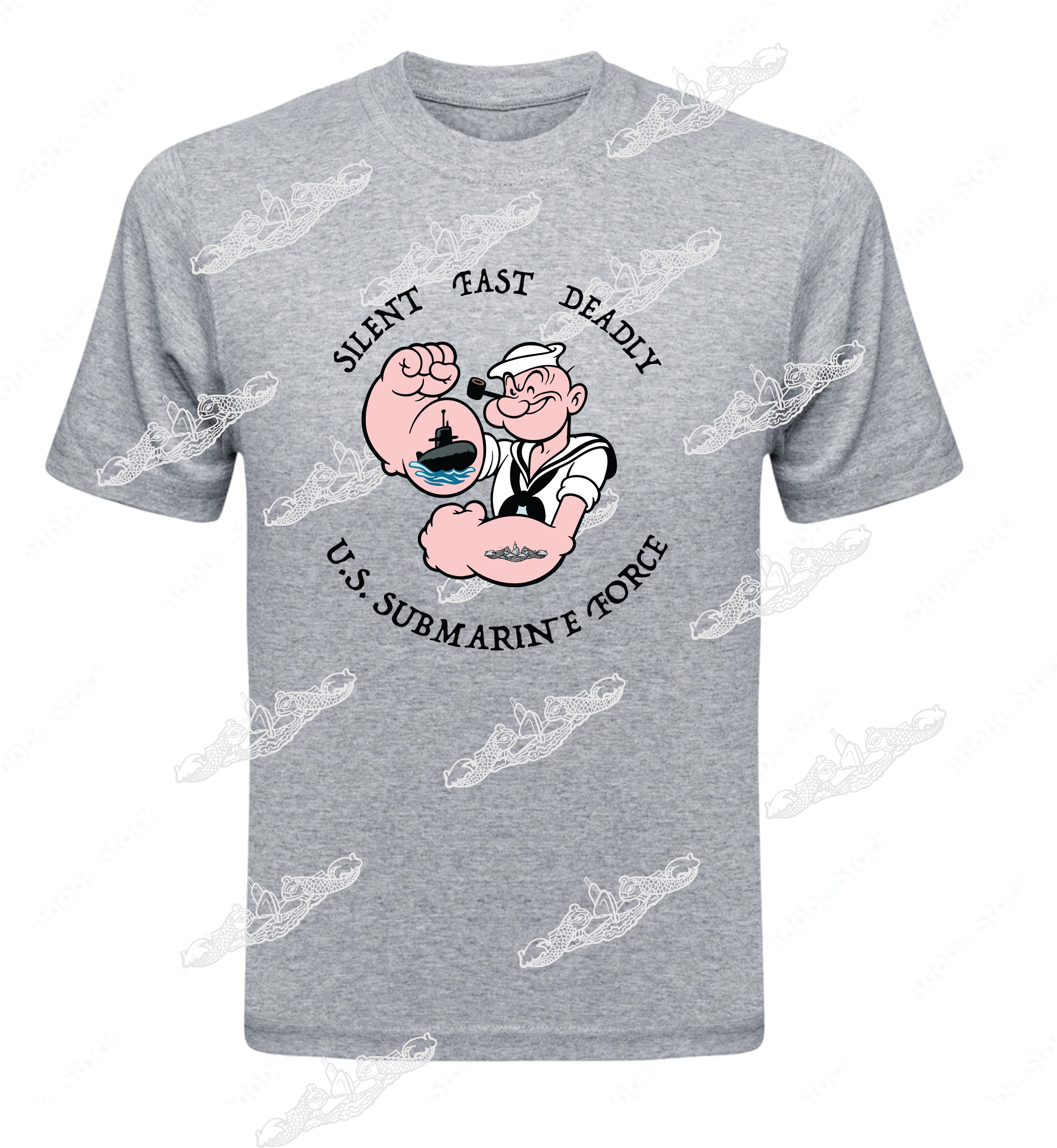 Silent Fast Deadly US Submarine Force POPEYE Clothing – SUBVEST.com