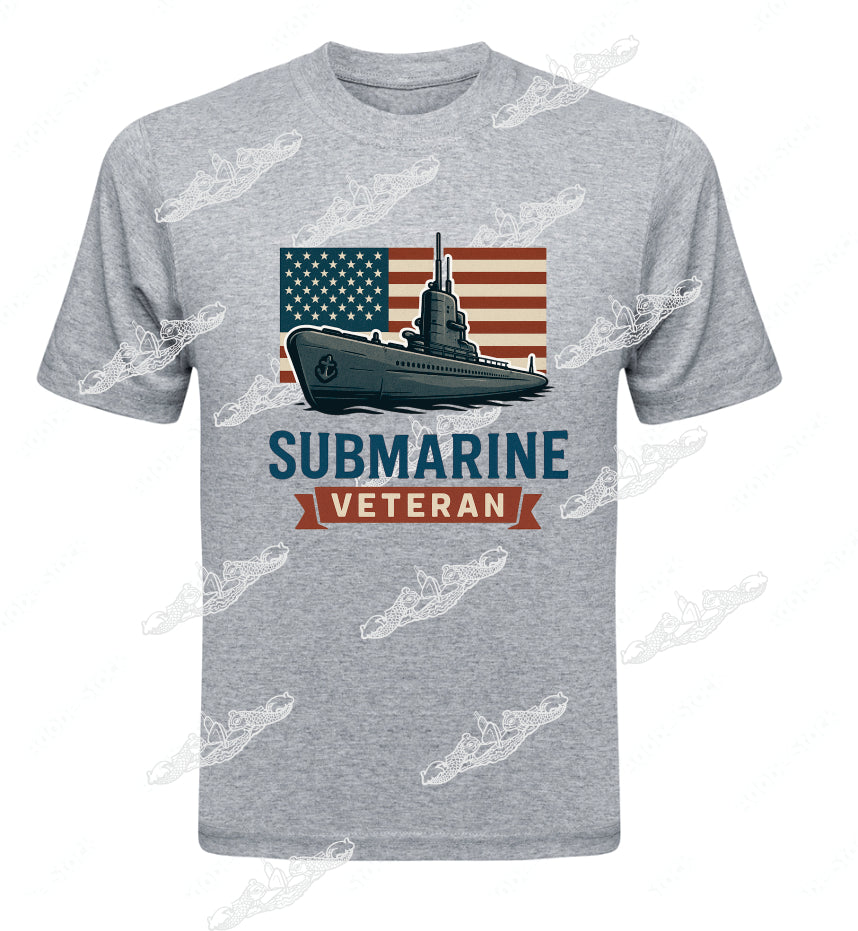 Submarine Veteran Flag & Submarine : Clothing (Great with added Boat T ...